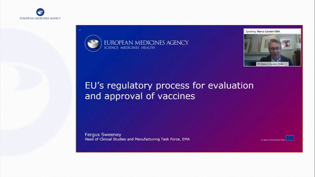 EMA: Development and authorisation of safe and effective COVID-19 ...